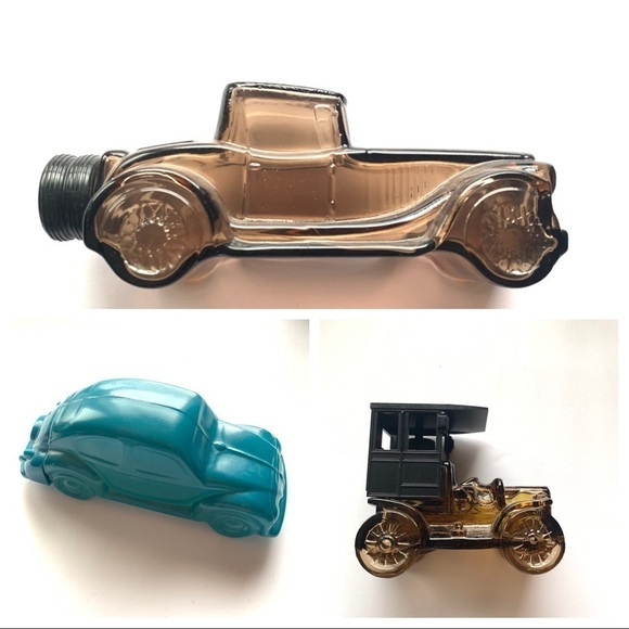Avon | Grooming | Vintage Avon Car Glass Cologne Decanters Set Of 3 ...